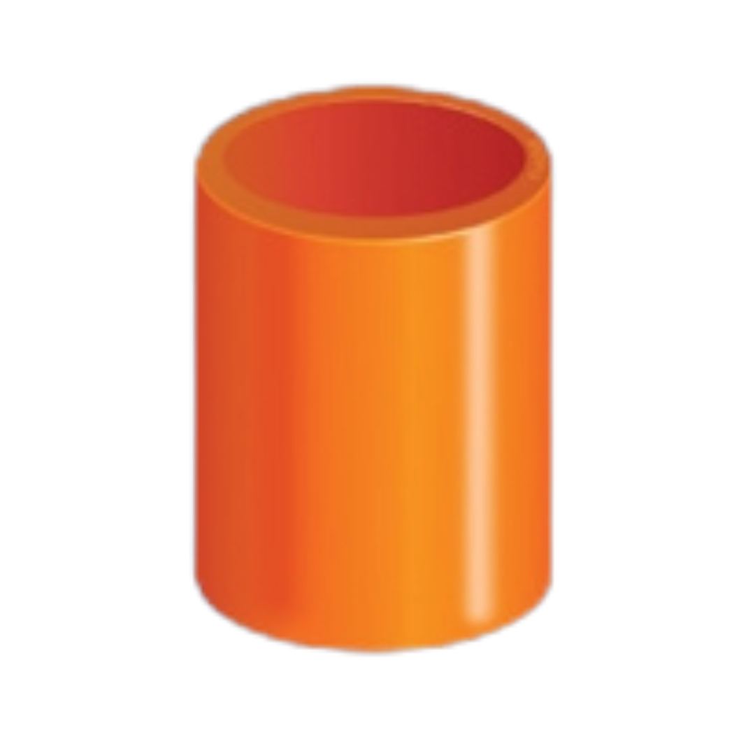ROYU ORANGE PVC ELEC COUPLING – Niolin Industrial Supply