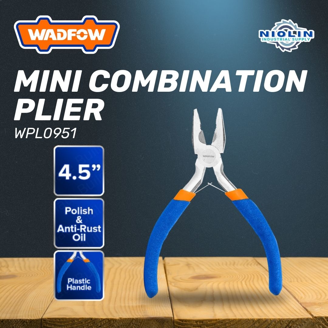 WADFOW MINI COMBINATION PLIERS 115mm / 4.5" – Niolin Industrial Supply