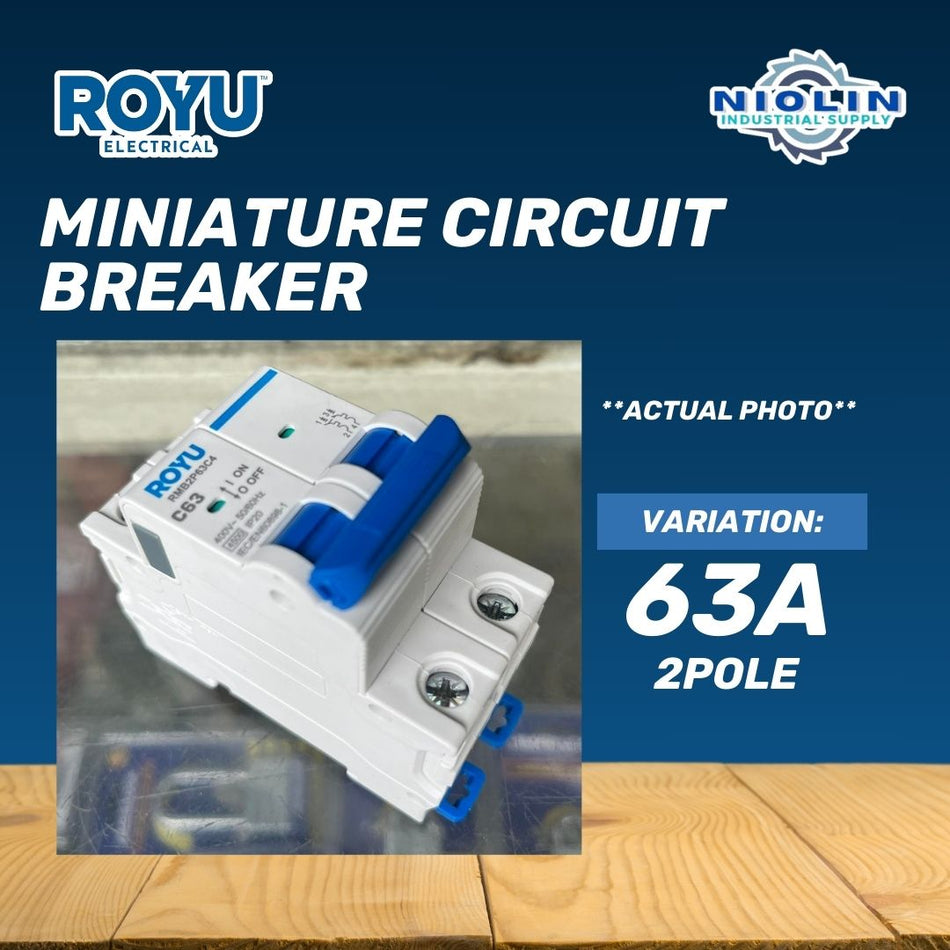 ROYU ORIGINAL MINIATURE CIRCUIT BREAKER – Niolin Industrial Supply