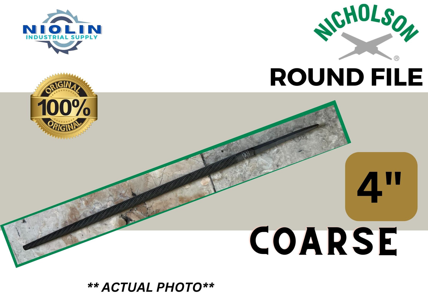 ORIGINAL NICHOLSON ROUND FILES ( Sold Separately ) – Niolin Industrial ...