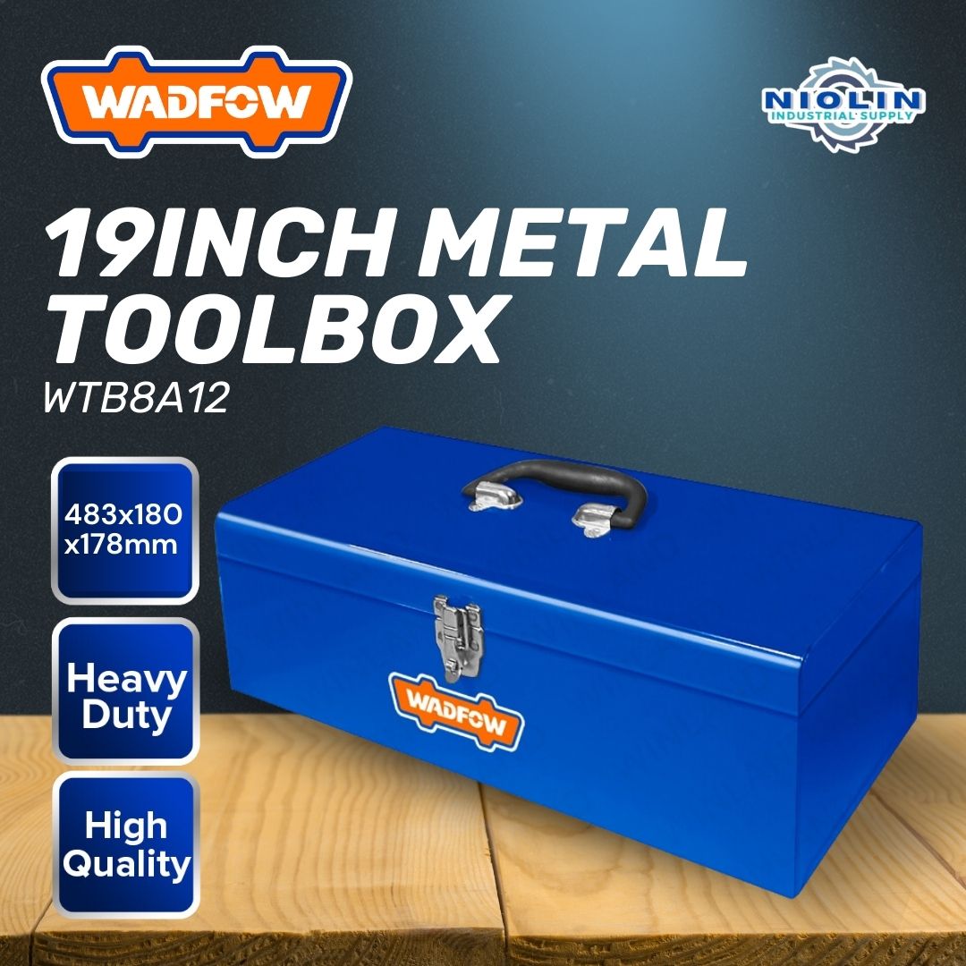 WADFOW 19 INCH METAL TOOL BOX – Niolin Industrial Supply