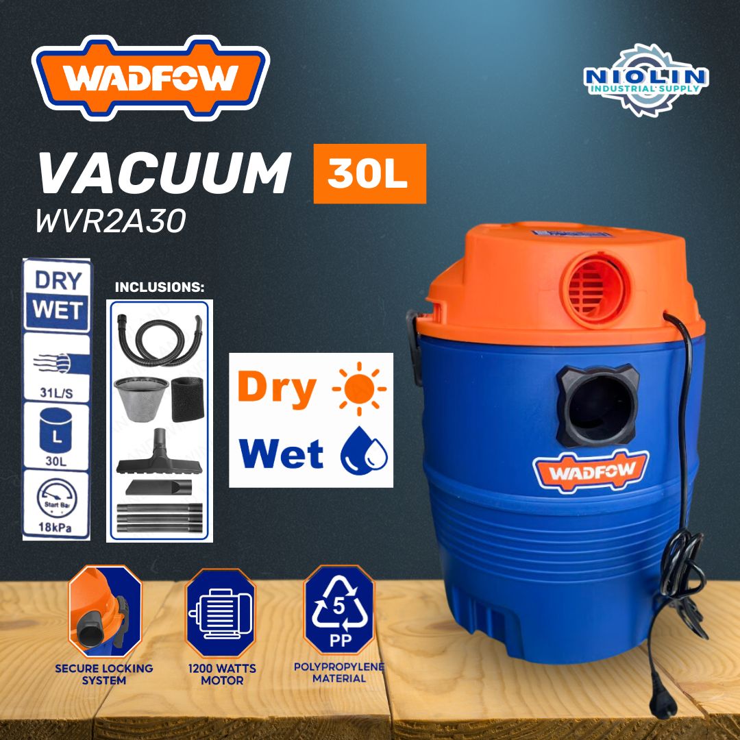 WADFOW VACUUM CLEANER 30L – Niolin Industrial Supply
