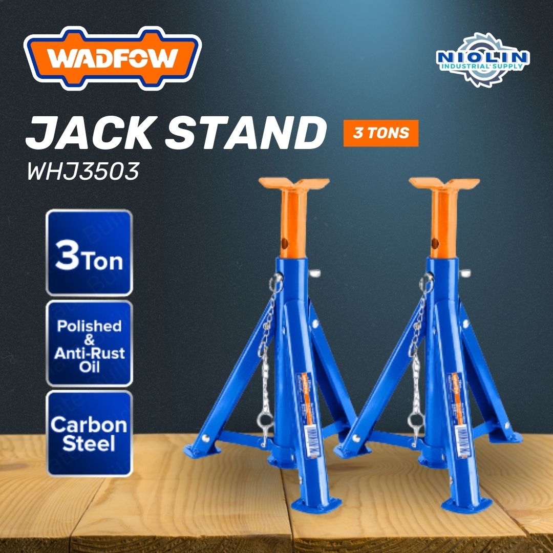 WADFOW JACK STAND 3TONS – Niolin Industrial Supply
