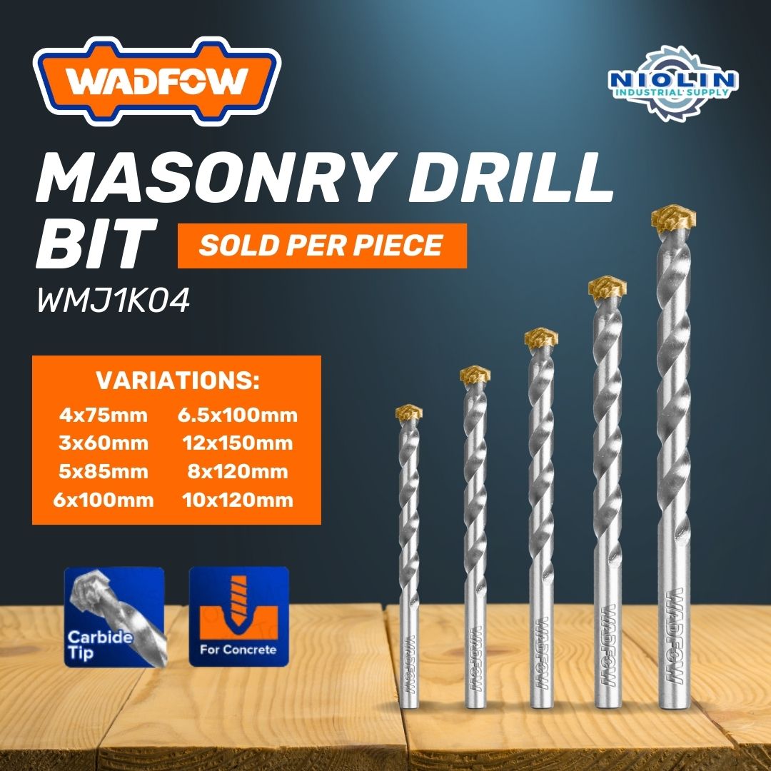 WADFOW MASONRY DRILL BIT PER PIECE – Niolin Industrial Supply
