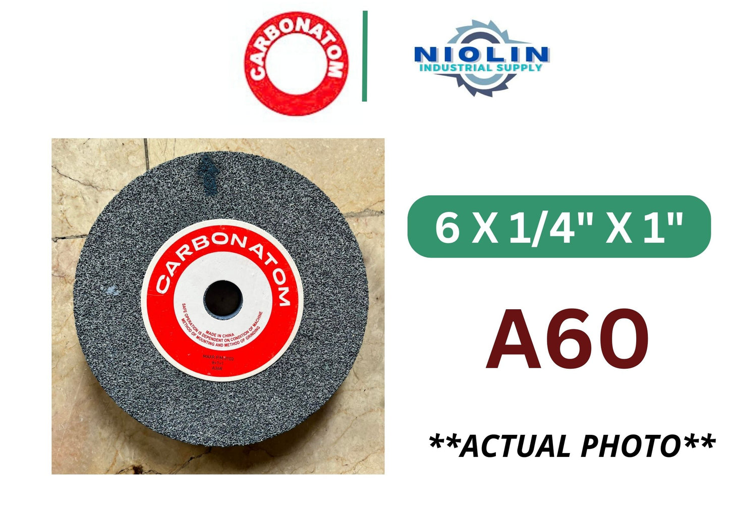 GREEN SILICONE CARBIDE Grinding Wheel CARBONATOM – Niolin Industrial Supply
