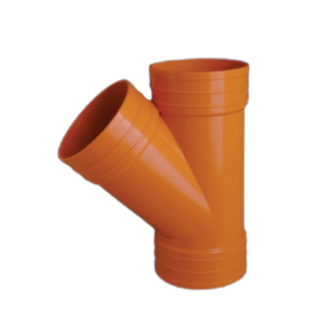 ROYU ORANGE PVC WYE – Niolin Industrial Supply