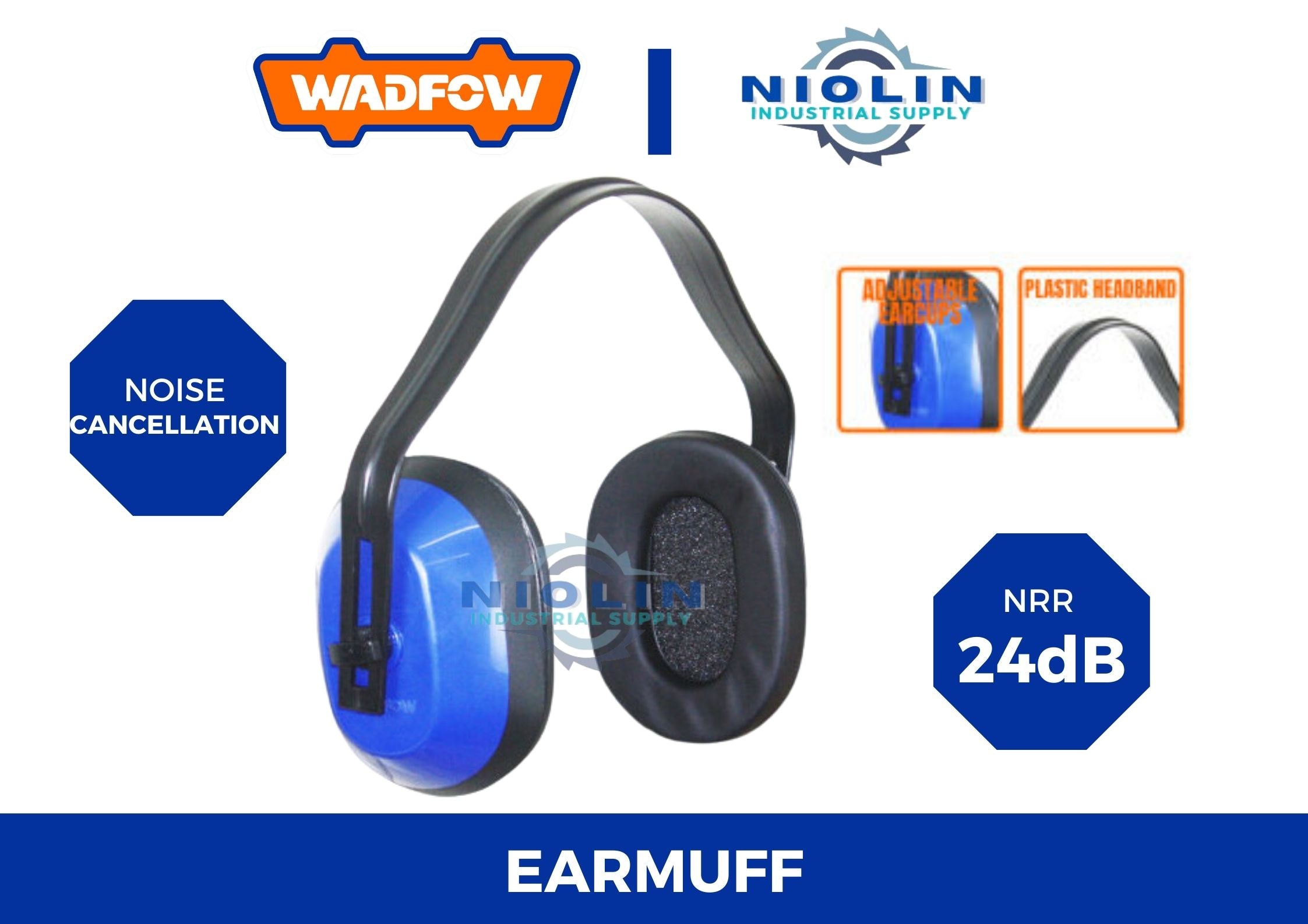WADFOW Heavy Duty Ear MUFFS – Niolin Industrial Supply
