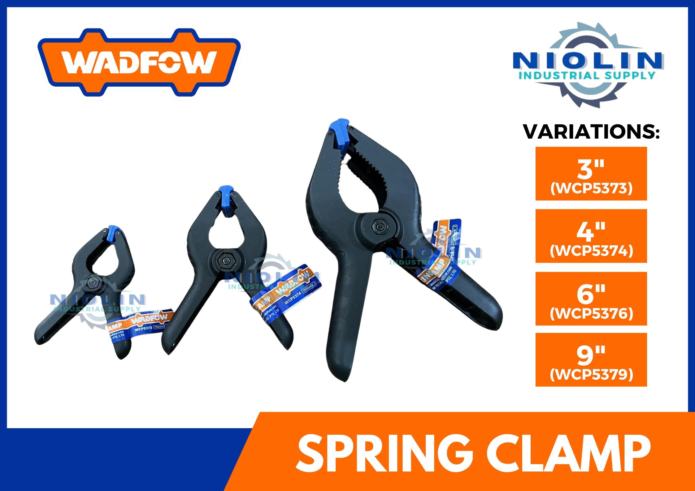 WADFOW Spring Clamp Sold per piece – Niolin Industrial Supply