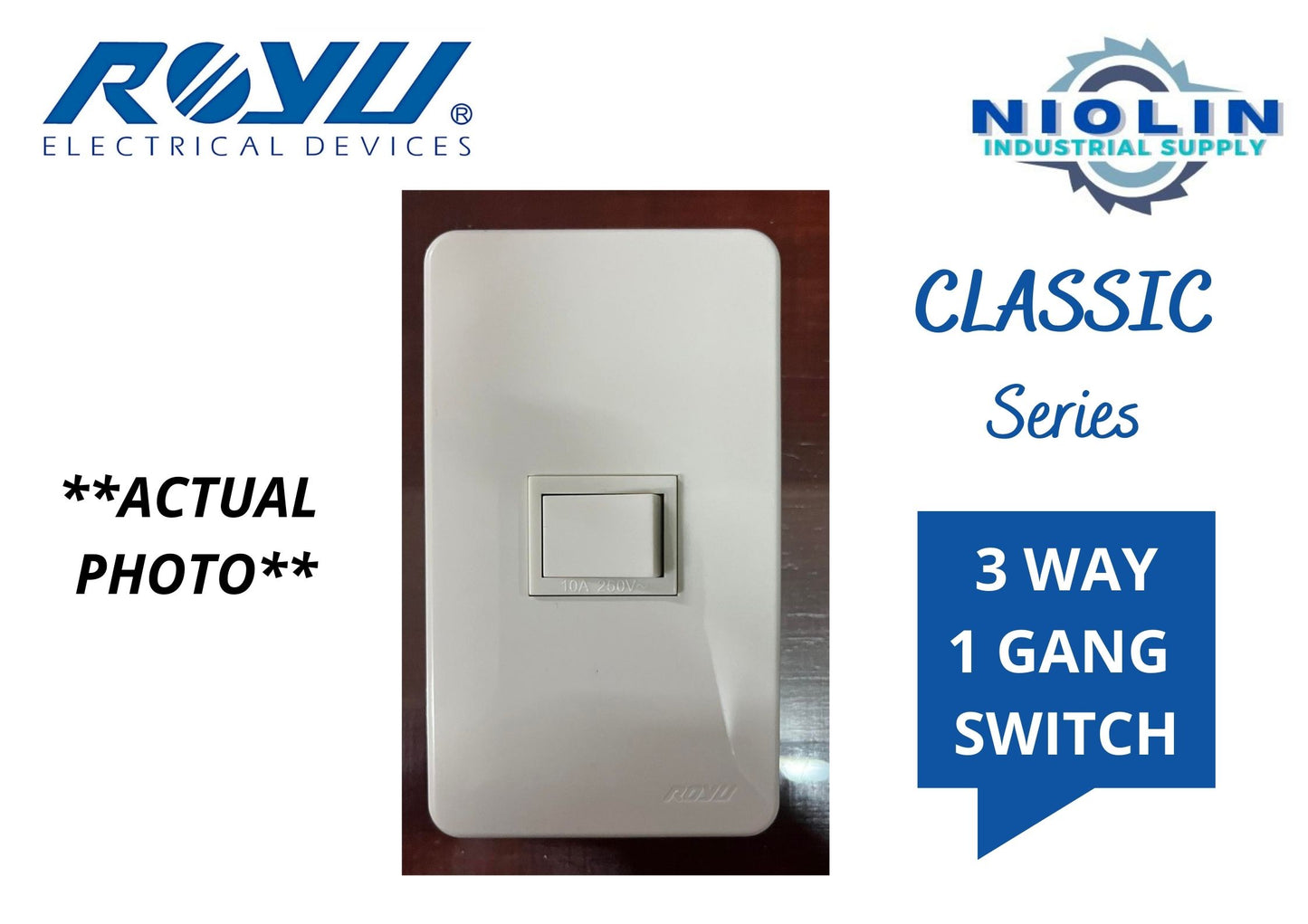 ROYU CLASSIC SERIES Switches, Outlets & Plates – Niolin Industrial Supply