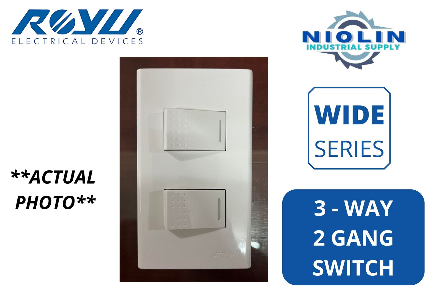 Royu 3 Way Wide Series Switch – Niolin Industrial Supply