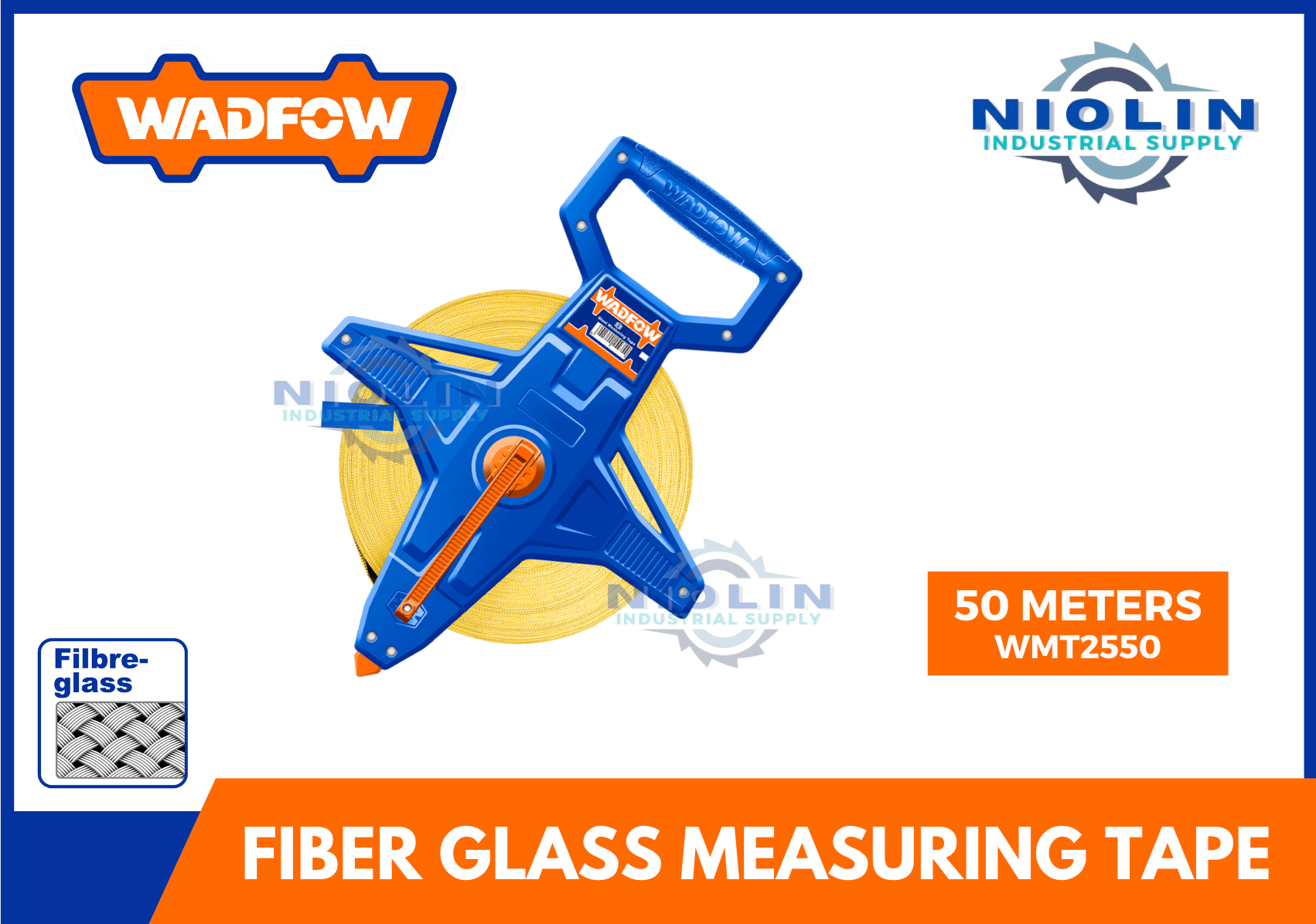WADFOW Fiberglass Measuring Tape – Niolin Industrial Supply