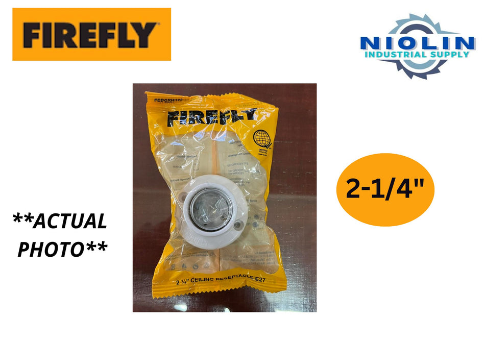 Firefly PVC White Receptacle – Niolin Industrial Supply