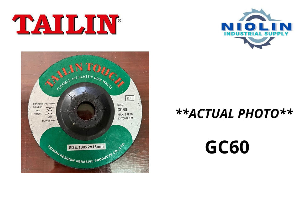 ORIGINAL TAILIN Flexible Grinding Disc for Glass / Concrete 4" – Niolin ...
