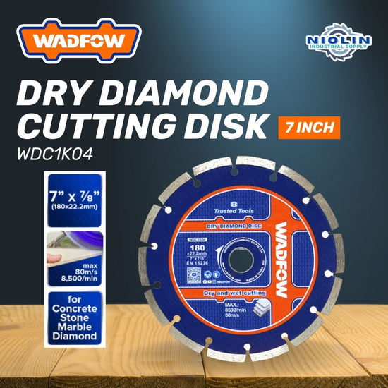 WADFOW DRY DIAMOND DISC 7" – Niolin Industrial Supply
