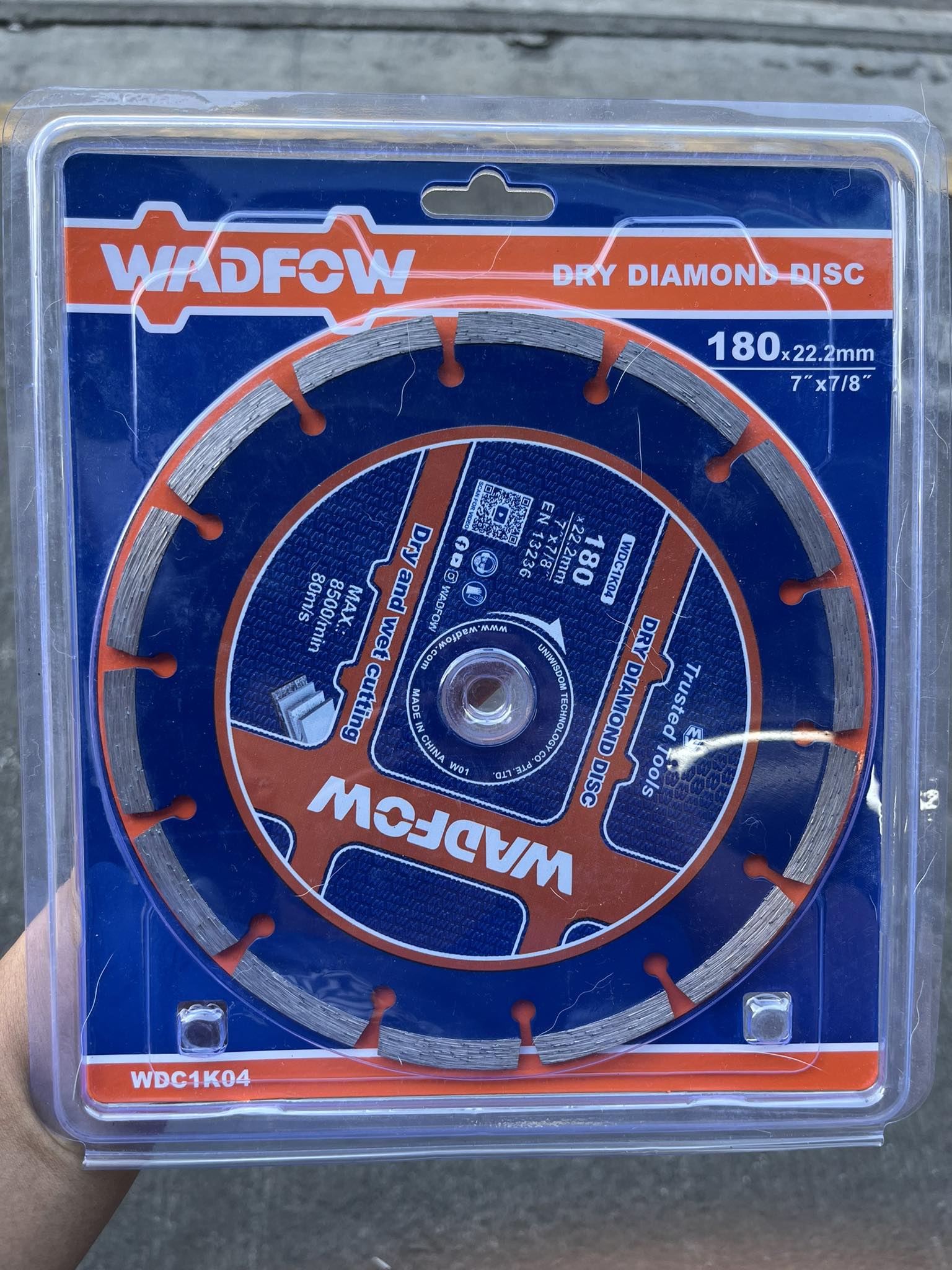 WADFOW DRY DIAMOND DISC 7" – Niolin Industrial Supply