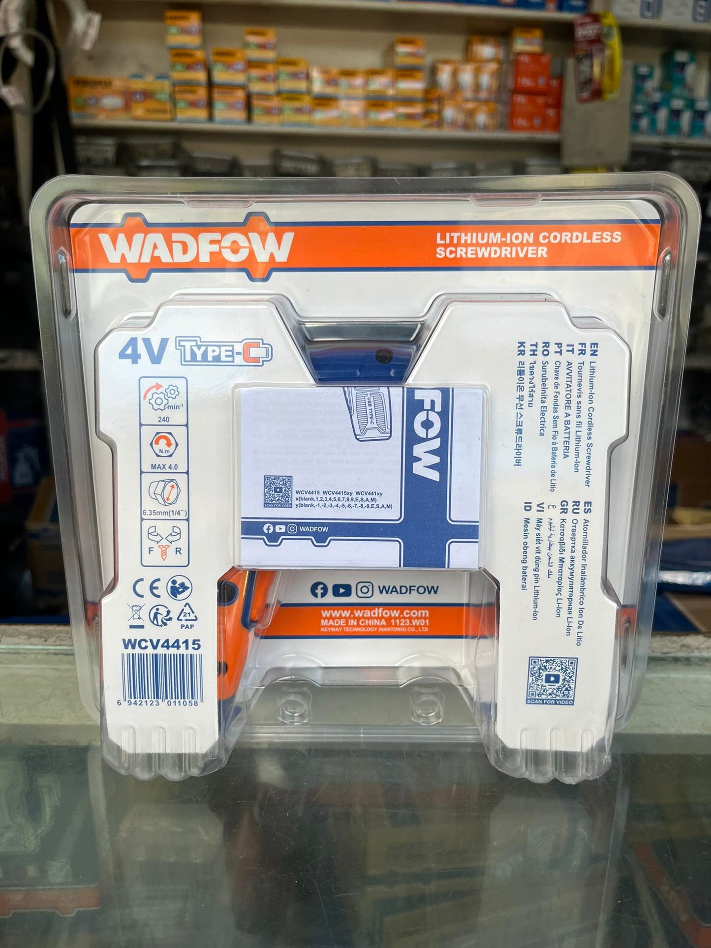WADFOW LITHIUM-ION CORDLESS SCREWDRIVER – Niolin Industrial Supply