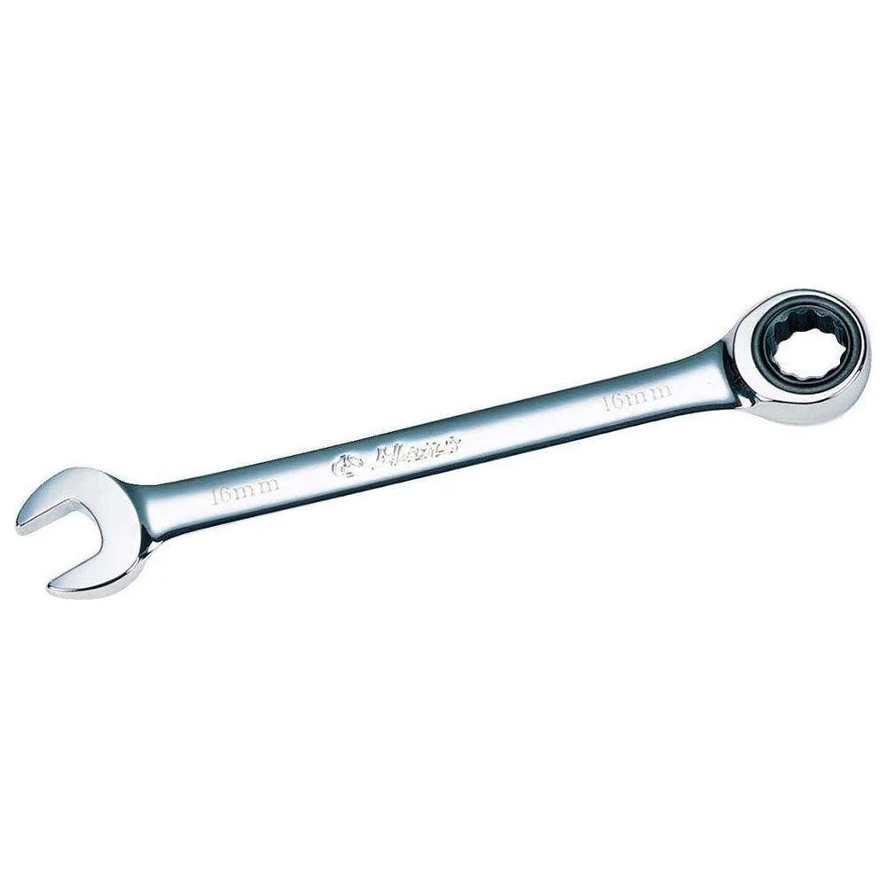 HANS 1165M Gear Ring - Open End Wrench / Ratchet Box Wrench (Mirror Fi ...
