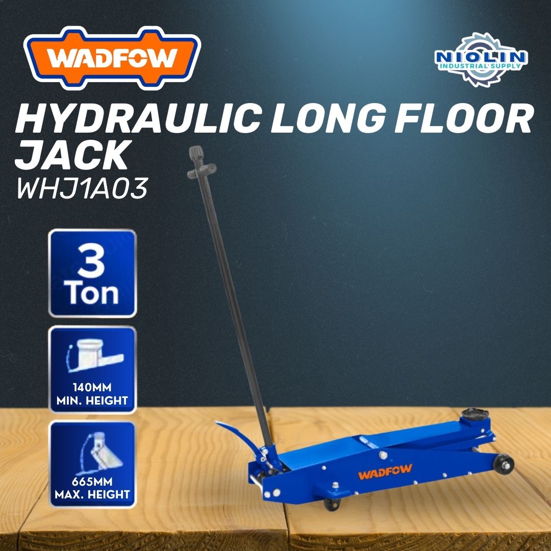 WADFOW HYDRAULIC LONG CROCODILE JACK 3TON – Niolin Industrial Supply