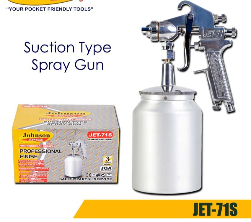 JOHNSON ELEKTRIK SPRAY GUN SUCTION TYPE – Niolin Industrial Supply