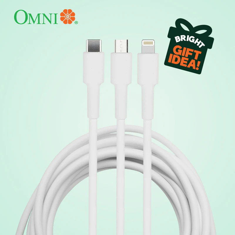 OMNI Charging Cable 3-in-1 (3 meters) – Niolin Industrial Supply