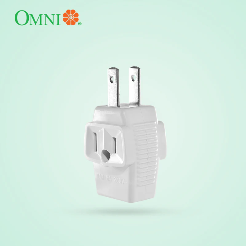 OMNI Triple Cube Adapter 6A 250V – Niolin Industrial Supply