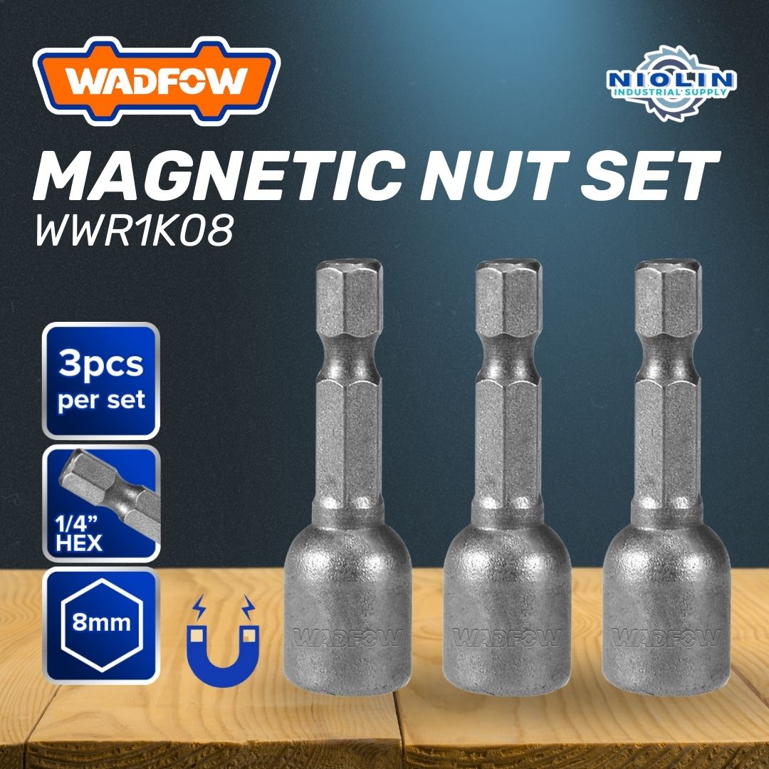 WADFOW MAGNETIC NUT SETTER 8mm – Niolin Industrial Supply