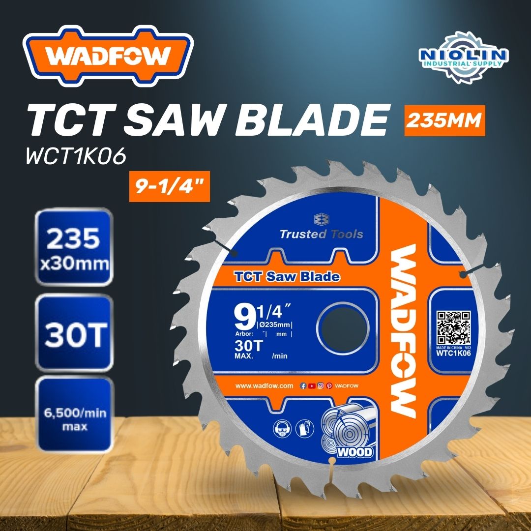 WADFOW TCT WOOD SAW CUTTING DISC BLADE – Niolin Industrial Supply
