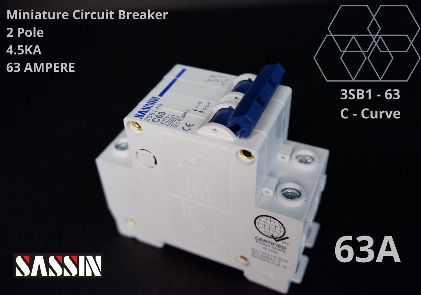 SASSIN Miniature Circuit Breaker ( 16A to 125A ) Sold per piece ...