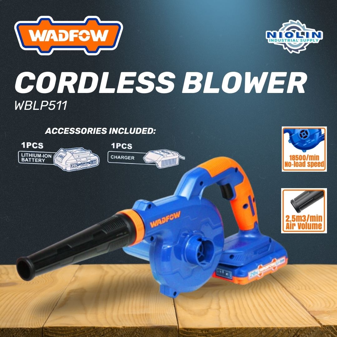 WADFOW LITHIUM-ION BLOWER 20V – Niolin Industrial Supply