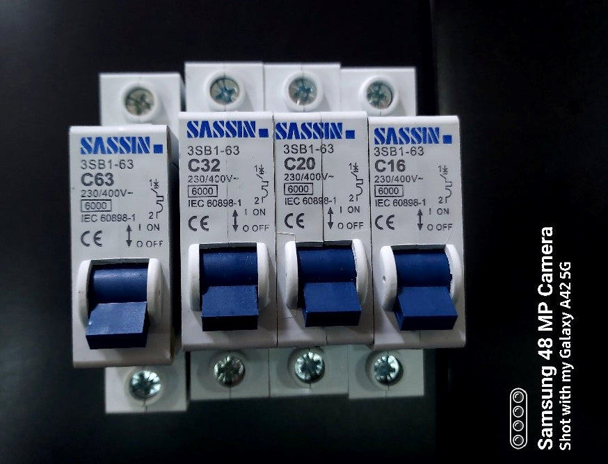 SASSIN Miniature Circuit Breaker ( 16A to 125A ) Sold per piece ...