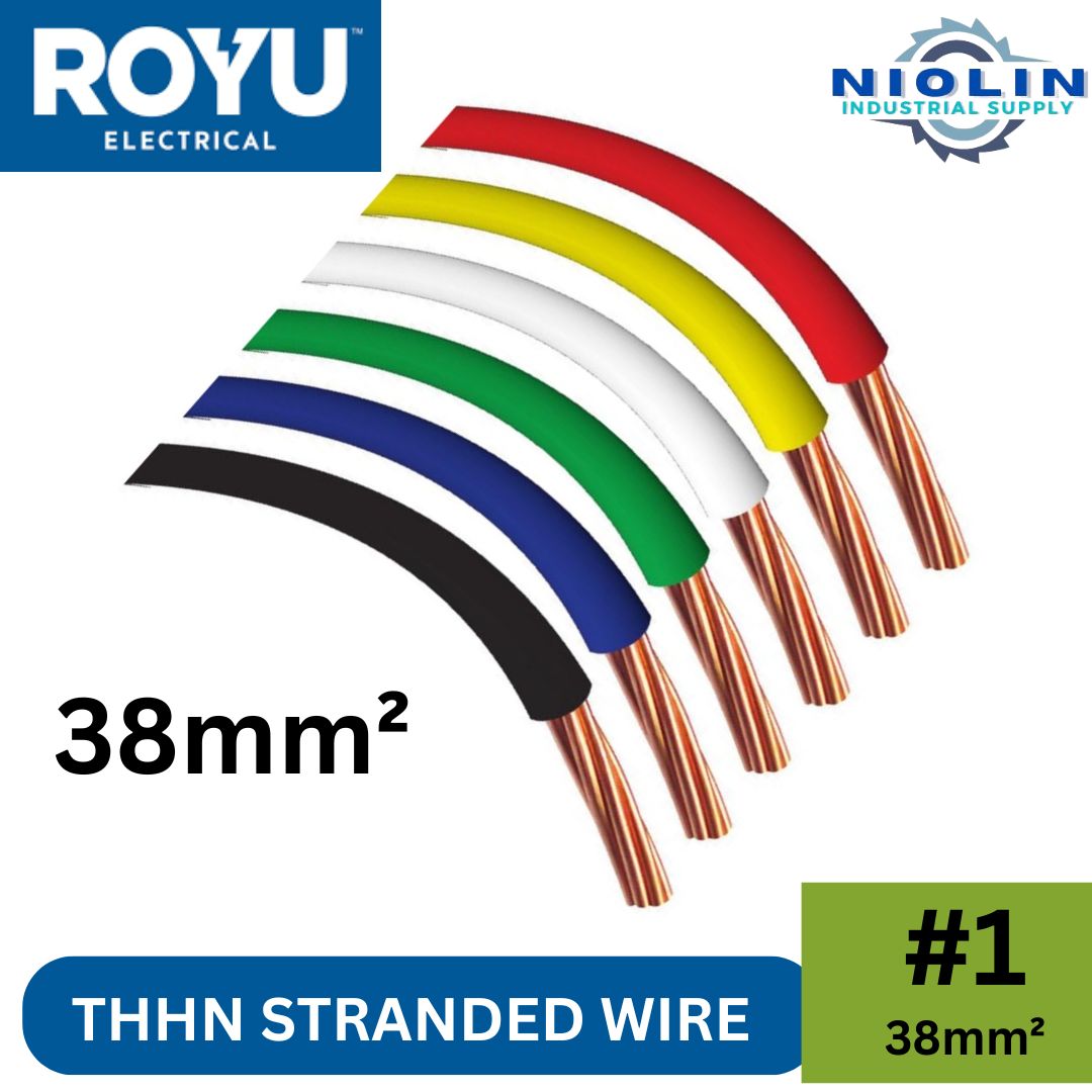 ROYU THHN STRANDED WIRE 38mm² ( #1 ) sold per meter – Niolin Industrial ...