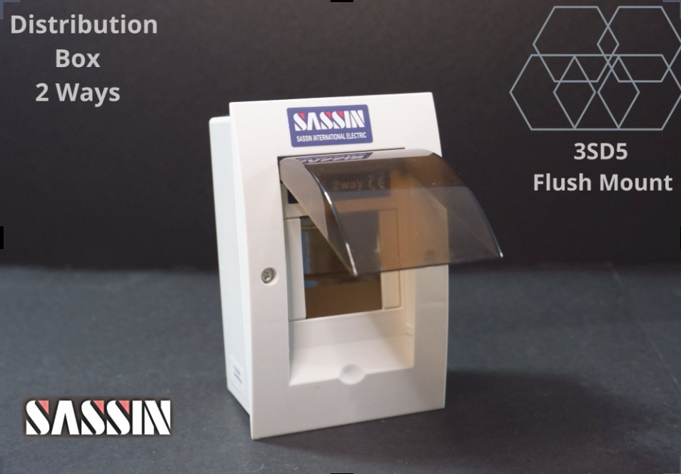 SASSIN Flush Mount Distribution Box 2 Ways – Niolin Industrial Supply