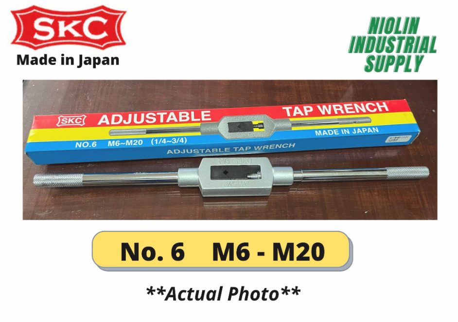 SKC Adjustable Tap Wrench - No. 6 ( M6 - M20 ) – Niolin Industrial Supply