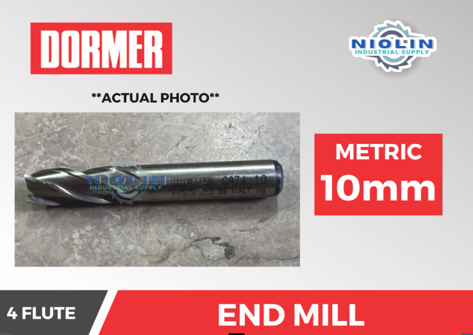 DORMER END MILL - 10 MM – Niolin Industrial Supply