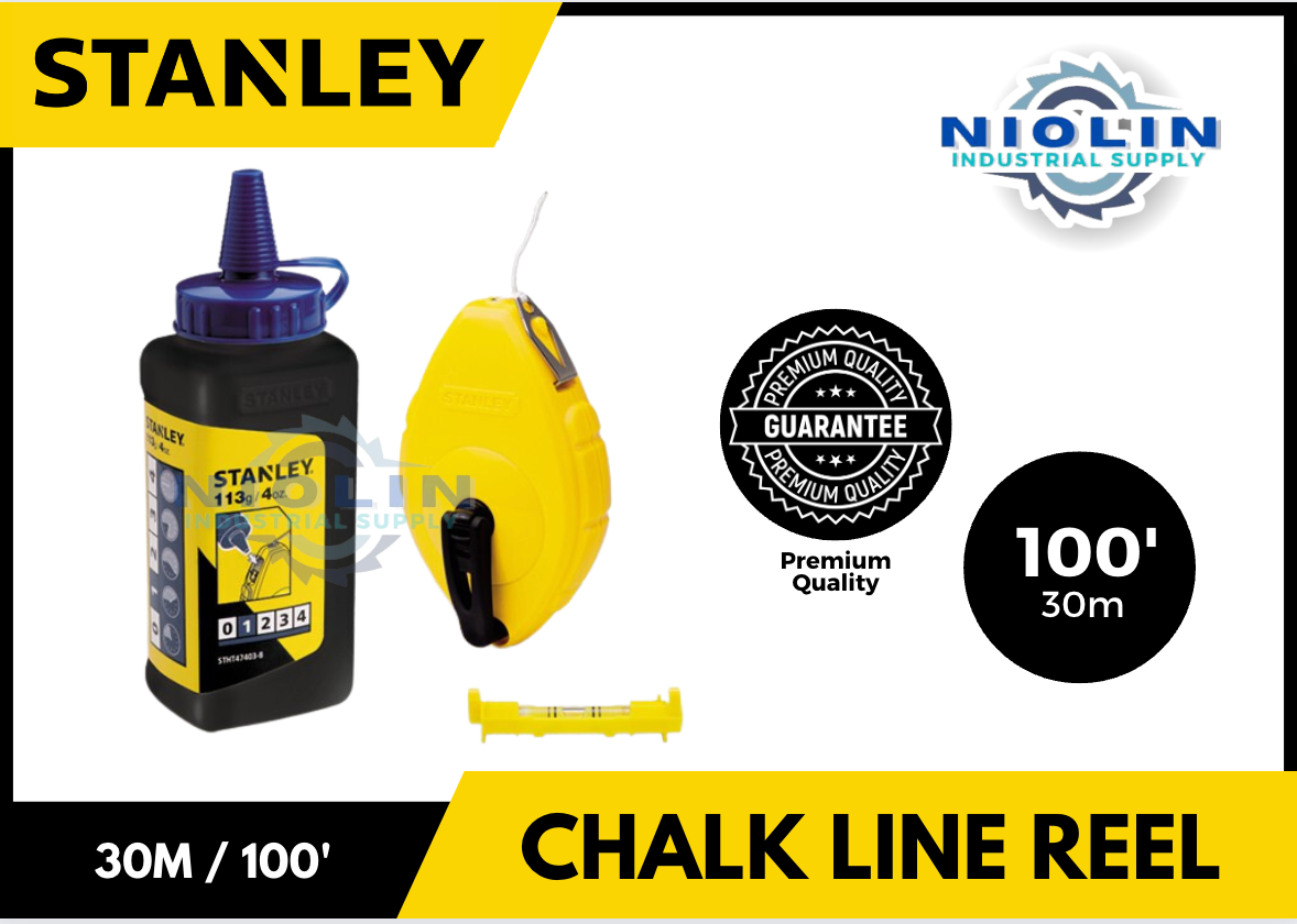 STANLEY Chalk Line Reel 30M / 100' – Niolin Industrial Supply