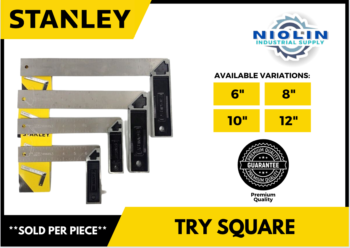 STANLEY Try Square – Niolin Industrial Supply