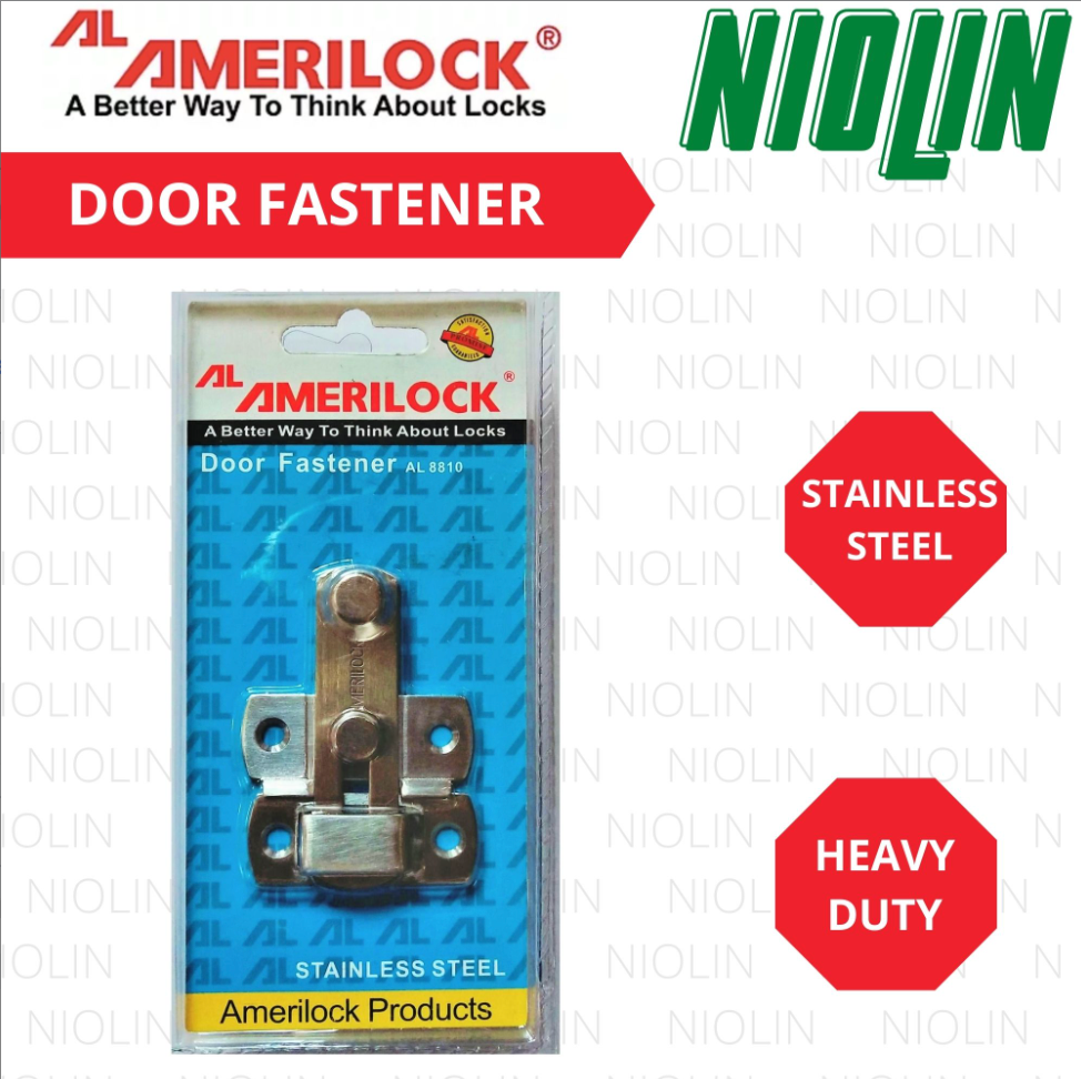 Amerilock Stainless Steel Door Hasp Latch Fastener – Niolin Industrial ...