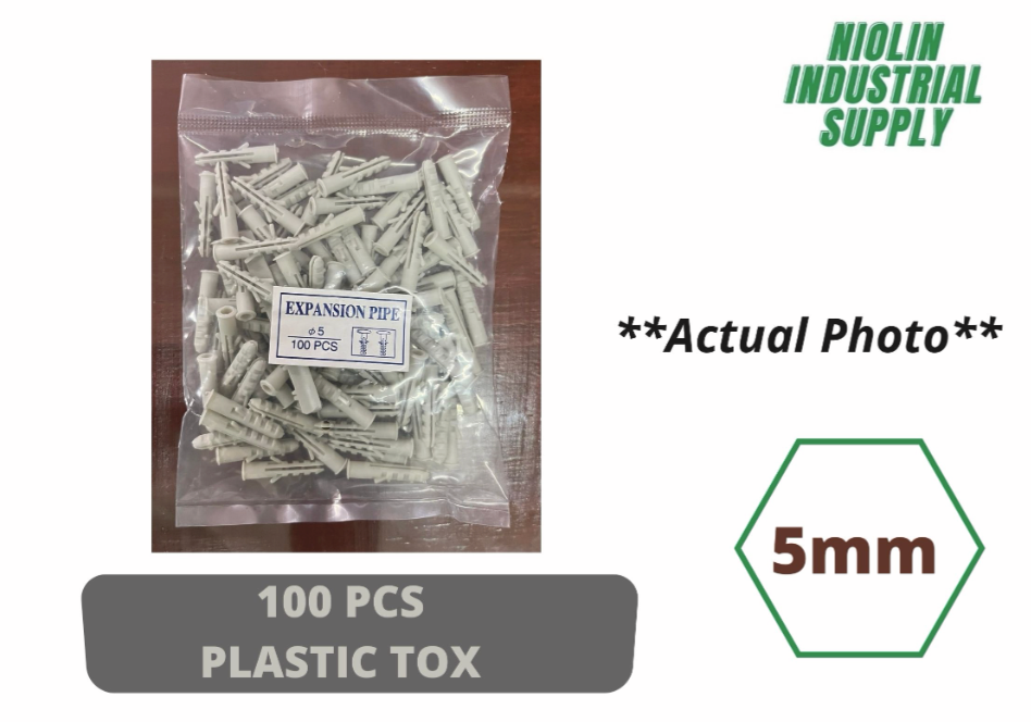 Heavy Duty Plastic Tox Wall Plugs Per Box - #5 – Niolin Industrial Supply
