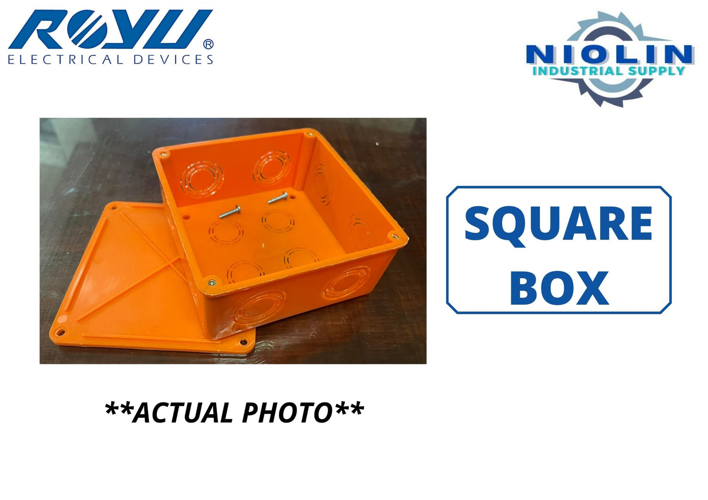 ROYU ( UTILITY / JUNCTION OR SQUARE BOX ) sold per piece – Niolin ...