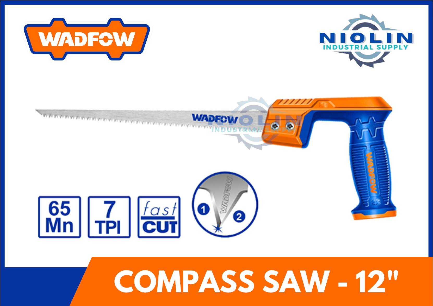 WADFOW Compass Saw 12" – Niolin Industrial Supply